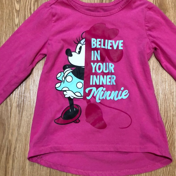 Disney | Shirts & Tops | Disney Junior Minnie Long Sleeve Tshirt | Poshmark